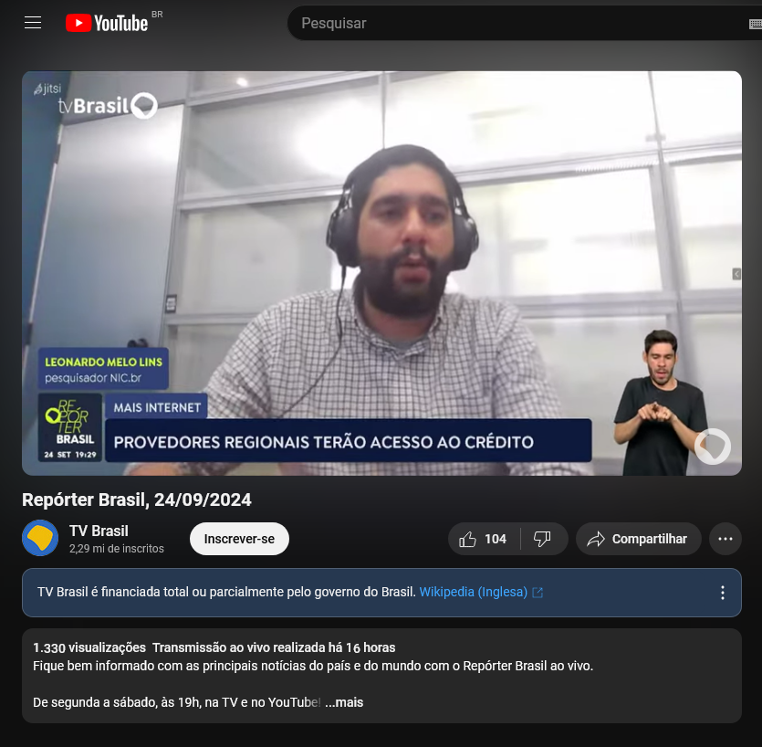NIC.br - Na Mídia - Programa amplia crédito para pequenos provedores de Internet